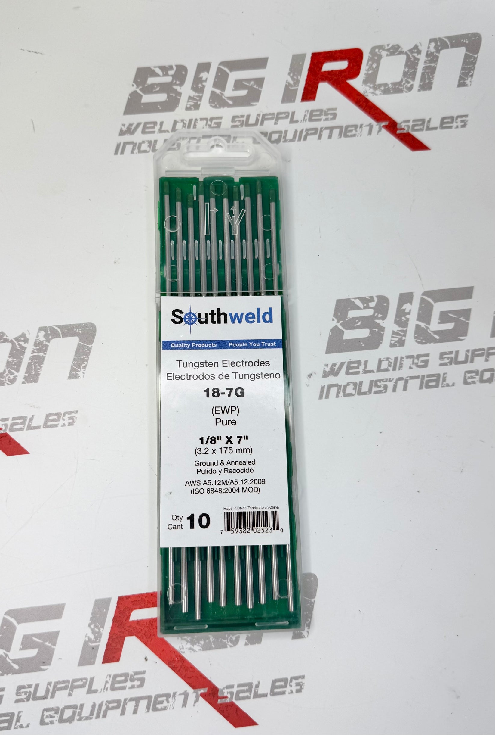 Southweld Pure ground Tungsten 10 Pkg - Green – Big Iron Welding ...